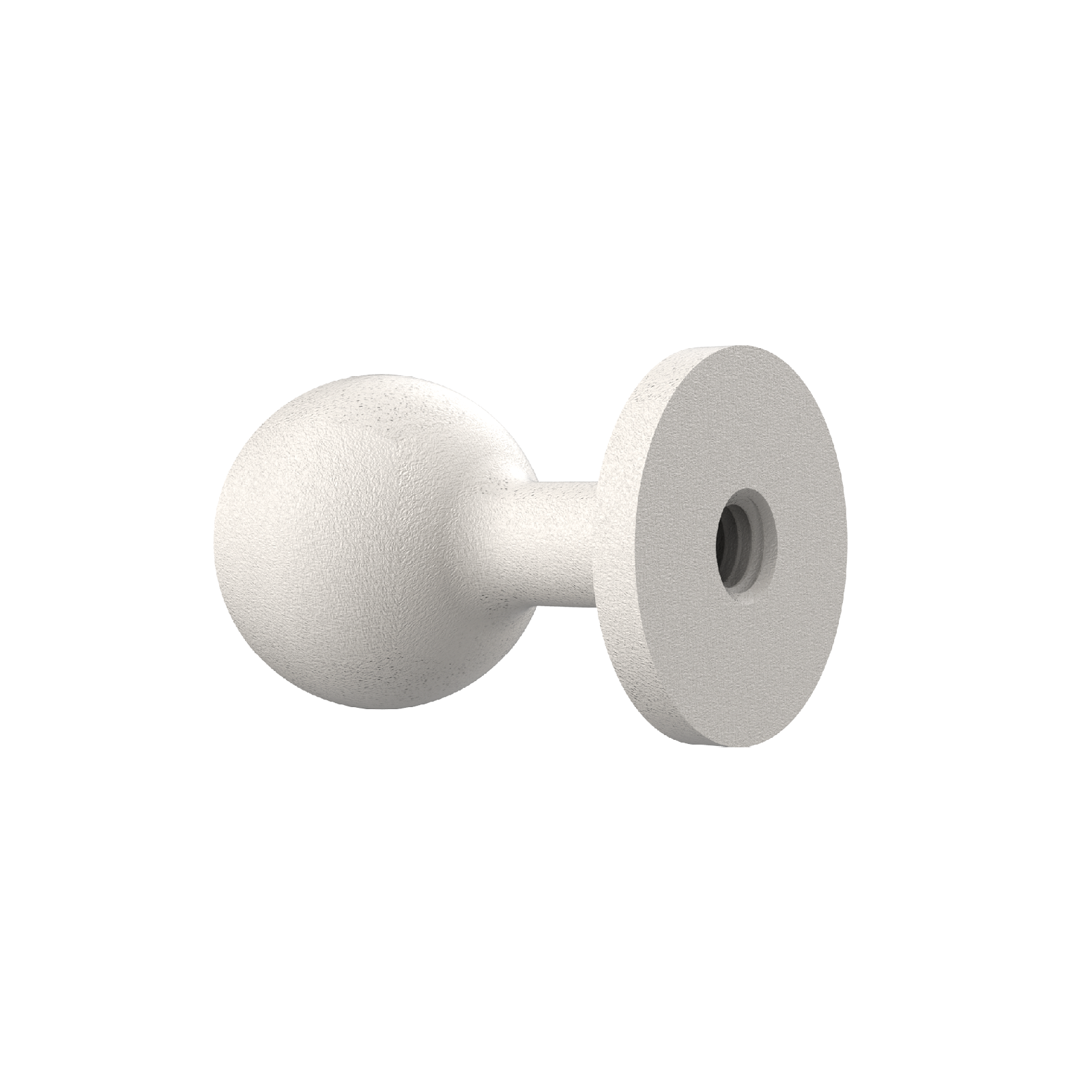 ONE + KNOB | fuzzy white | 5046